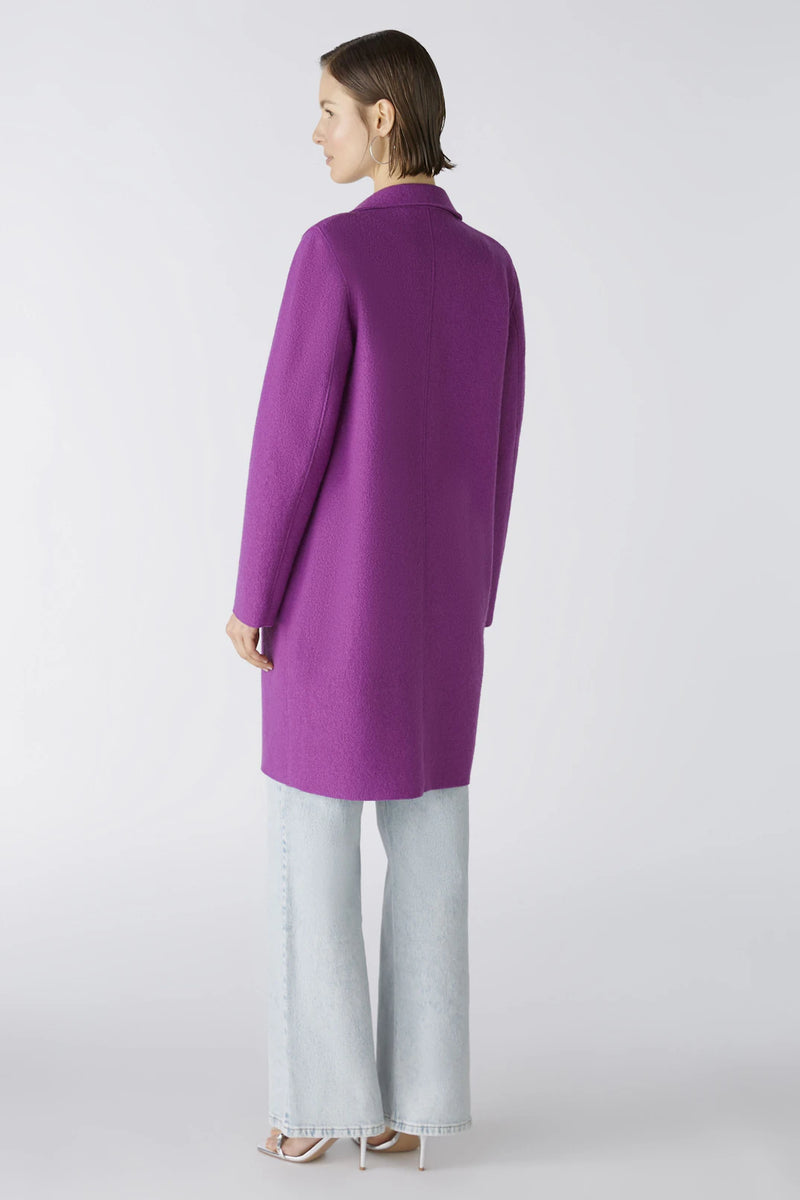 OUI BESTSELLER MAYSON COAT BOILED WOOL - PURE NEW WOOL IN SPARKLING GR ...